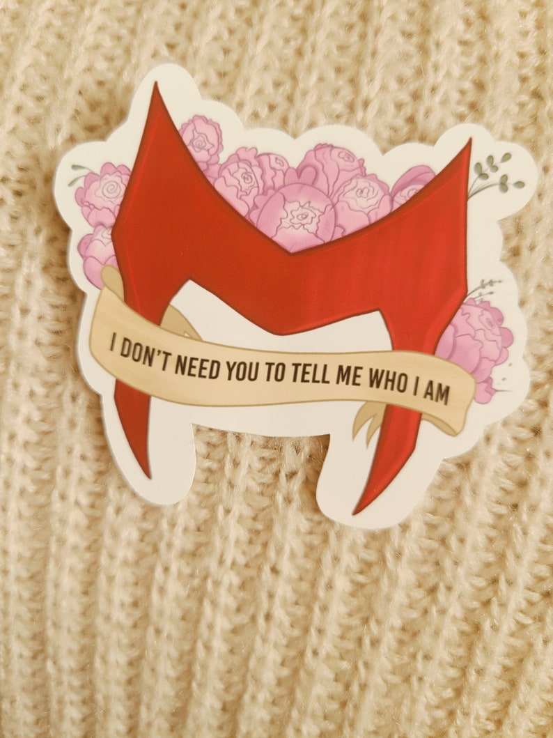 Wandavision Scarlet Witch Quote Sticker Wanda Maximoff - Etsy