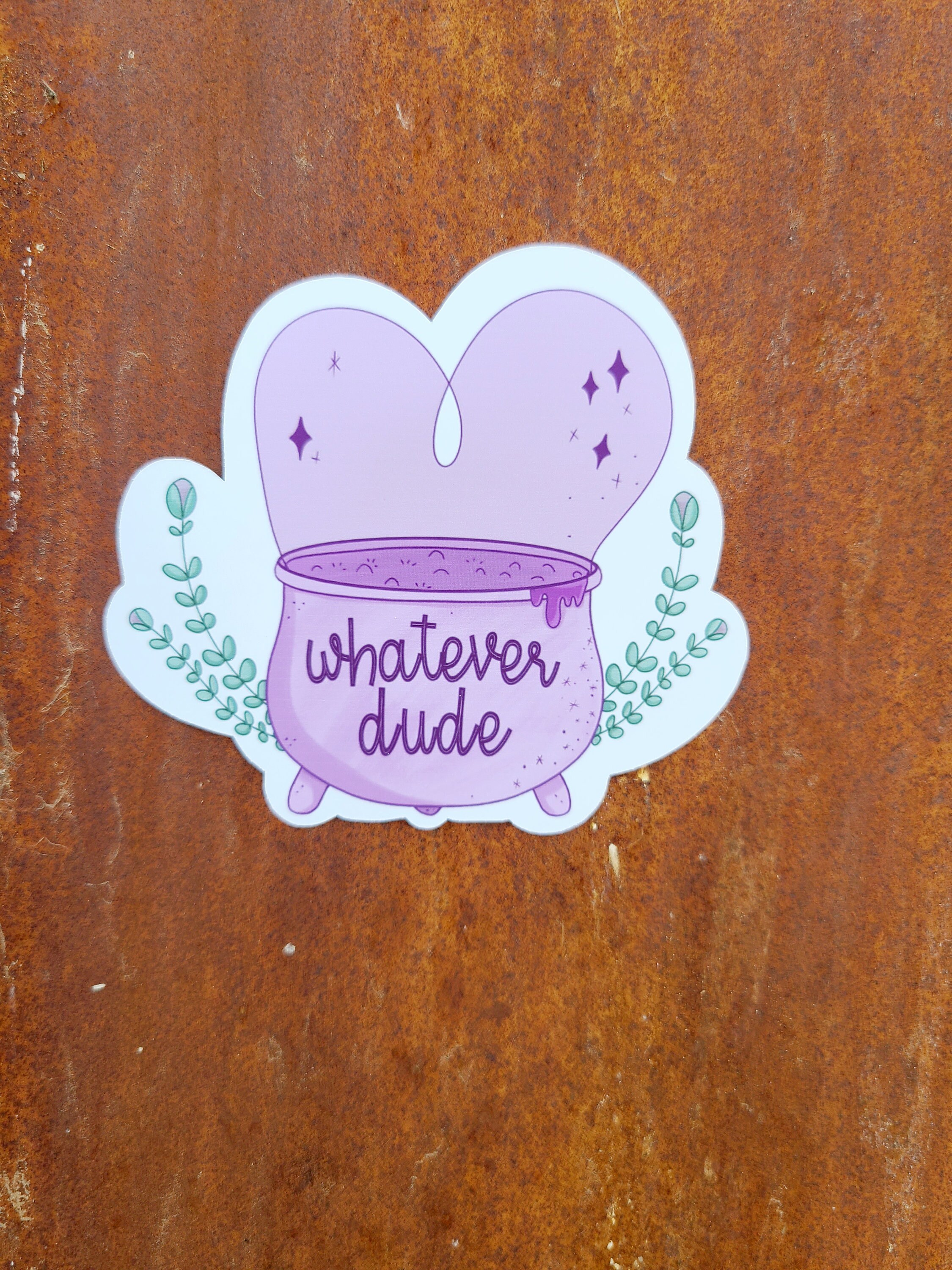 Halloween Witches Cauldron Sticker Magic Sticker Halloween | Etsy