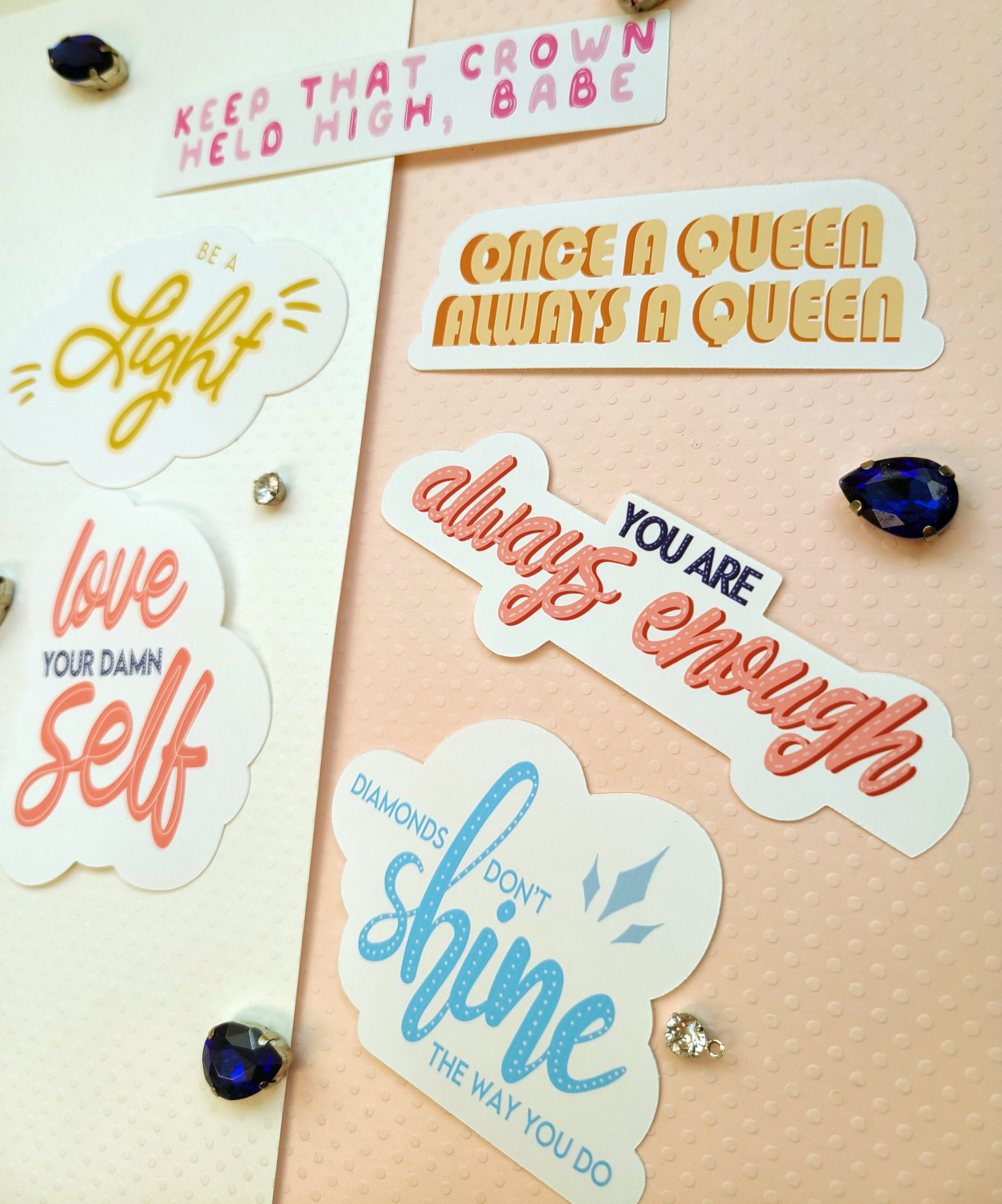 Motivation Sticker Pack Positive Stickers Motivational | Etsy