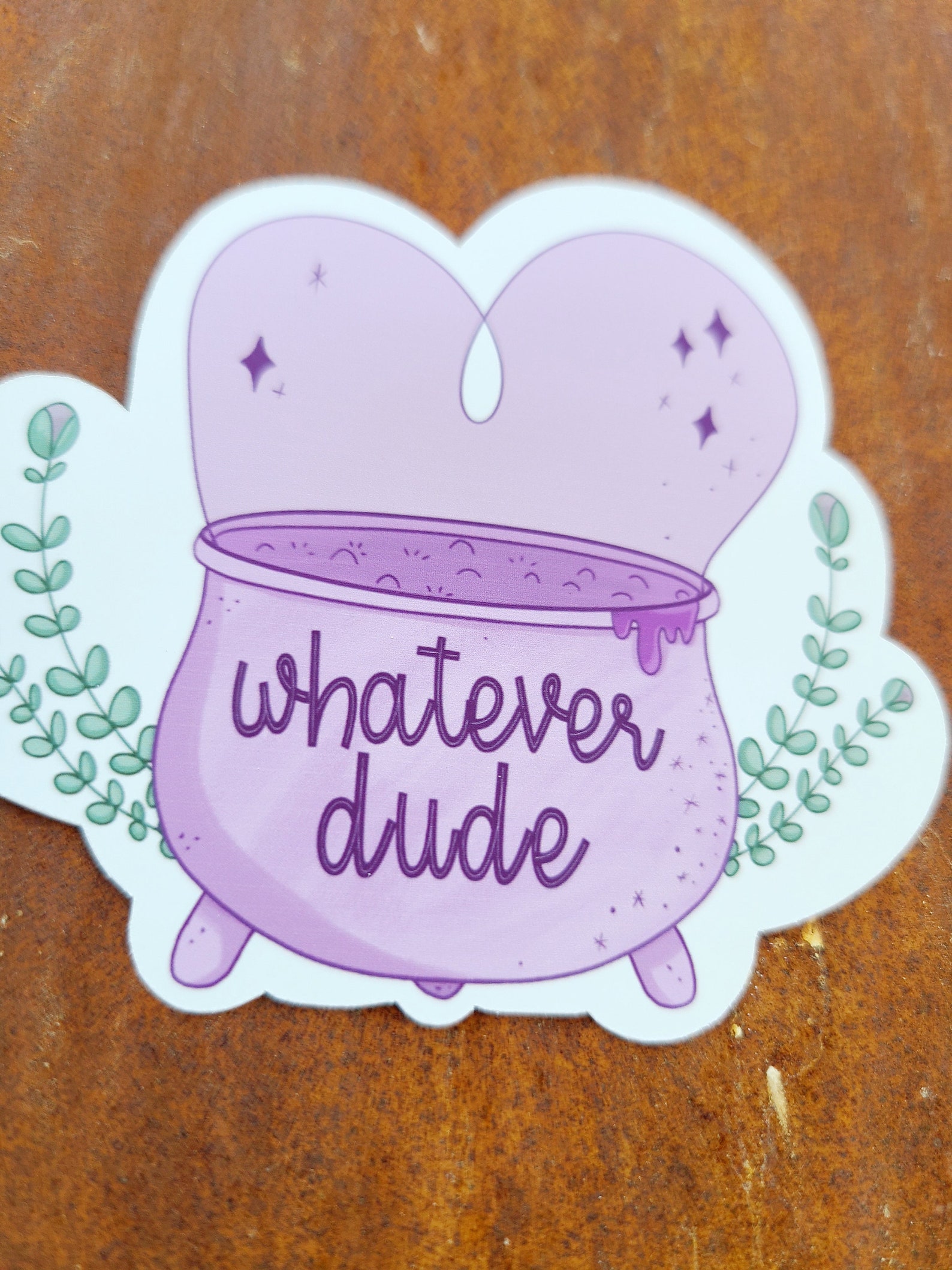 Halloween Witches Cauldron Sticker Magic Sticker Halloween - Etsy