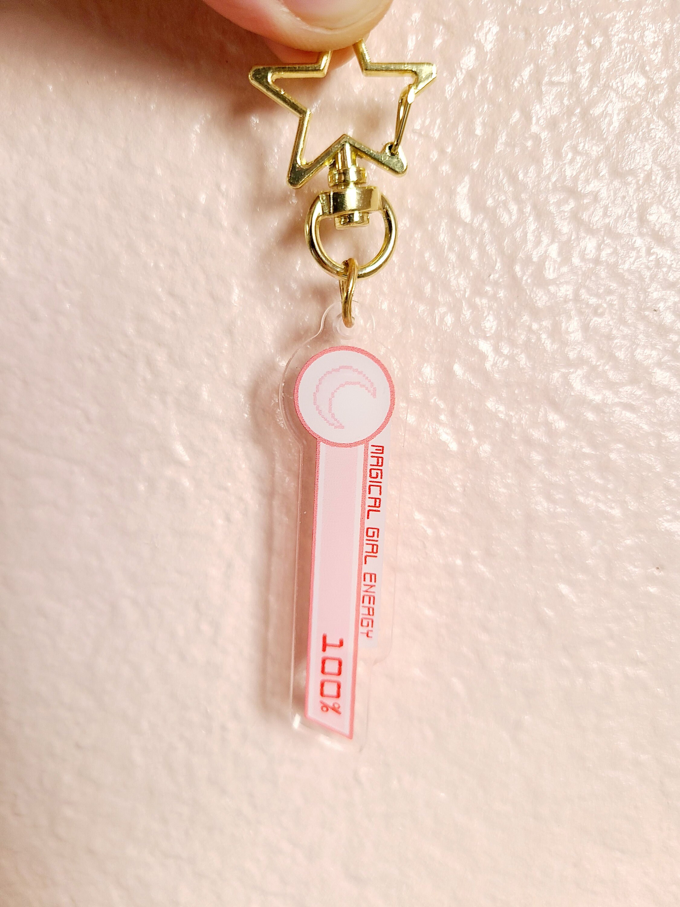 Cute Life Bar Keychain Magical Girl Keychain Magical Girl - Etsy