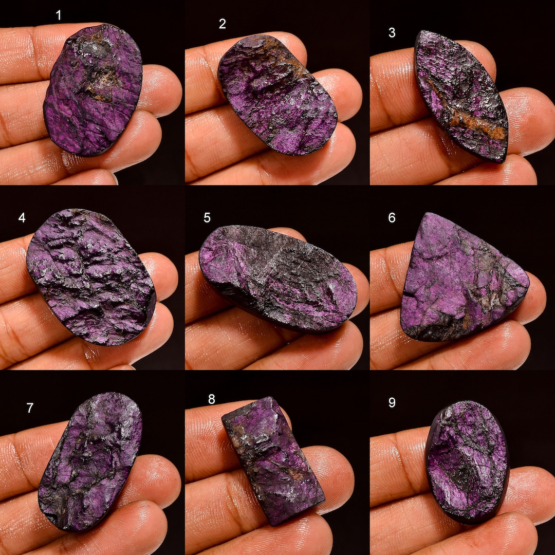 Purpurite Druzy Gemstone Purple Fire Rough Stone Raw Purpurite - Etsy