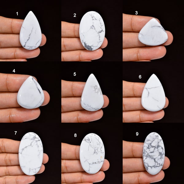 Howlite Cabochon - Etsy