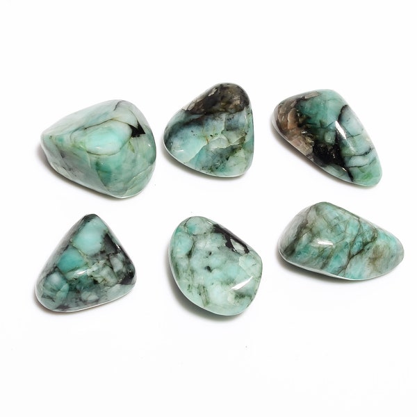 Tumbled Emerald - Etsy