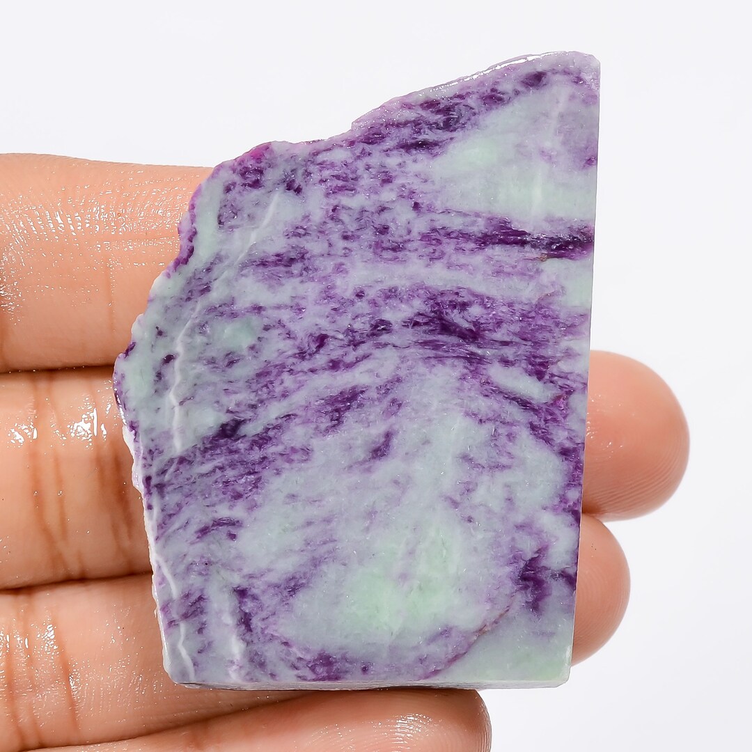 Natural Kammererite Rough Slice Palm Kammererite Raw Slice - Etsy
