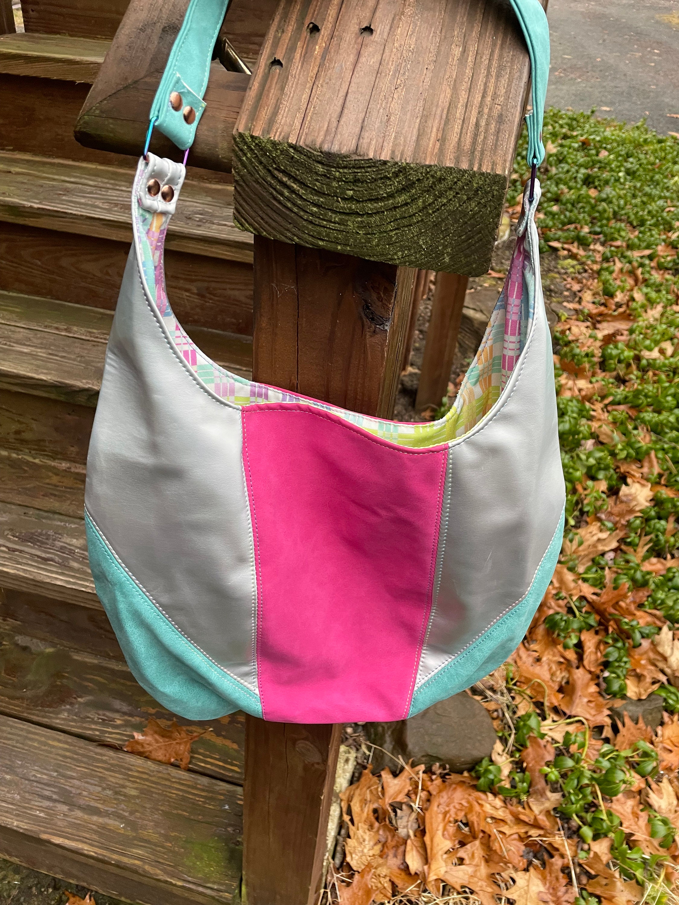 Colorful Patch Hobo Bag - Etsy