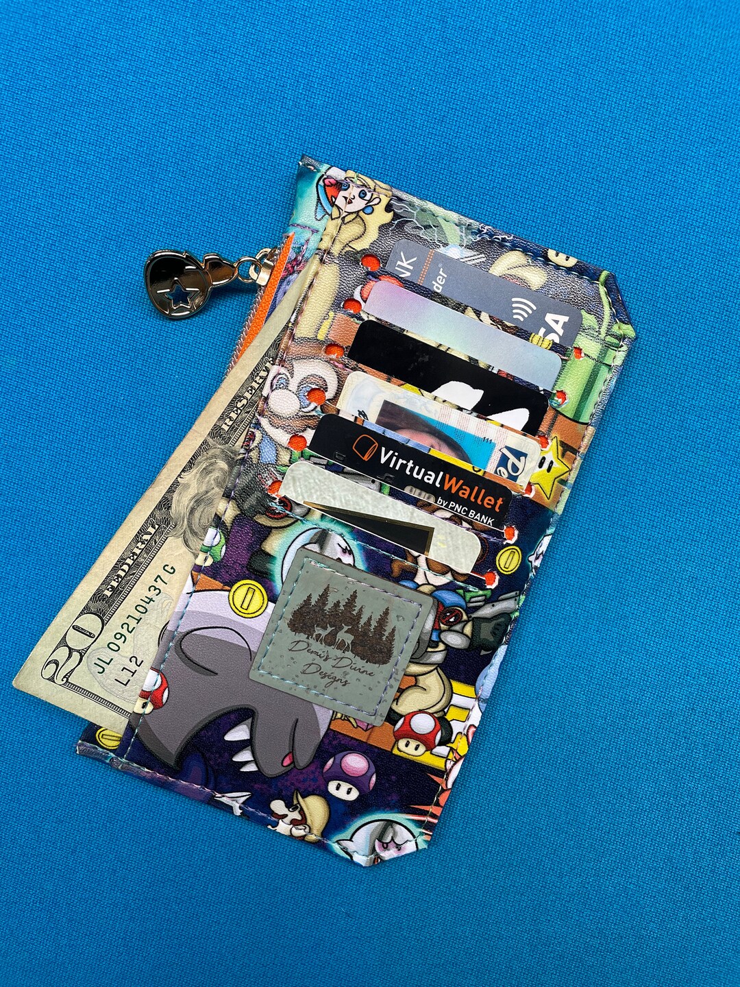 Video Game Themed Slim Minimalistic Wallet - Etsy