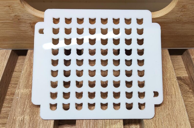 Cat Sprinkle Stencil (4 Sizes) for Confectioners. Cat Head Stencil. STL ...