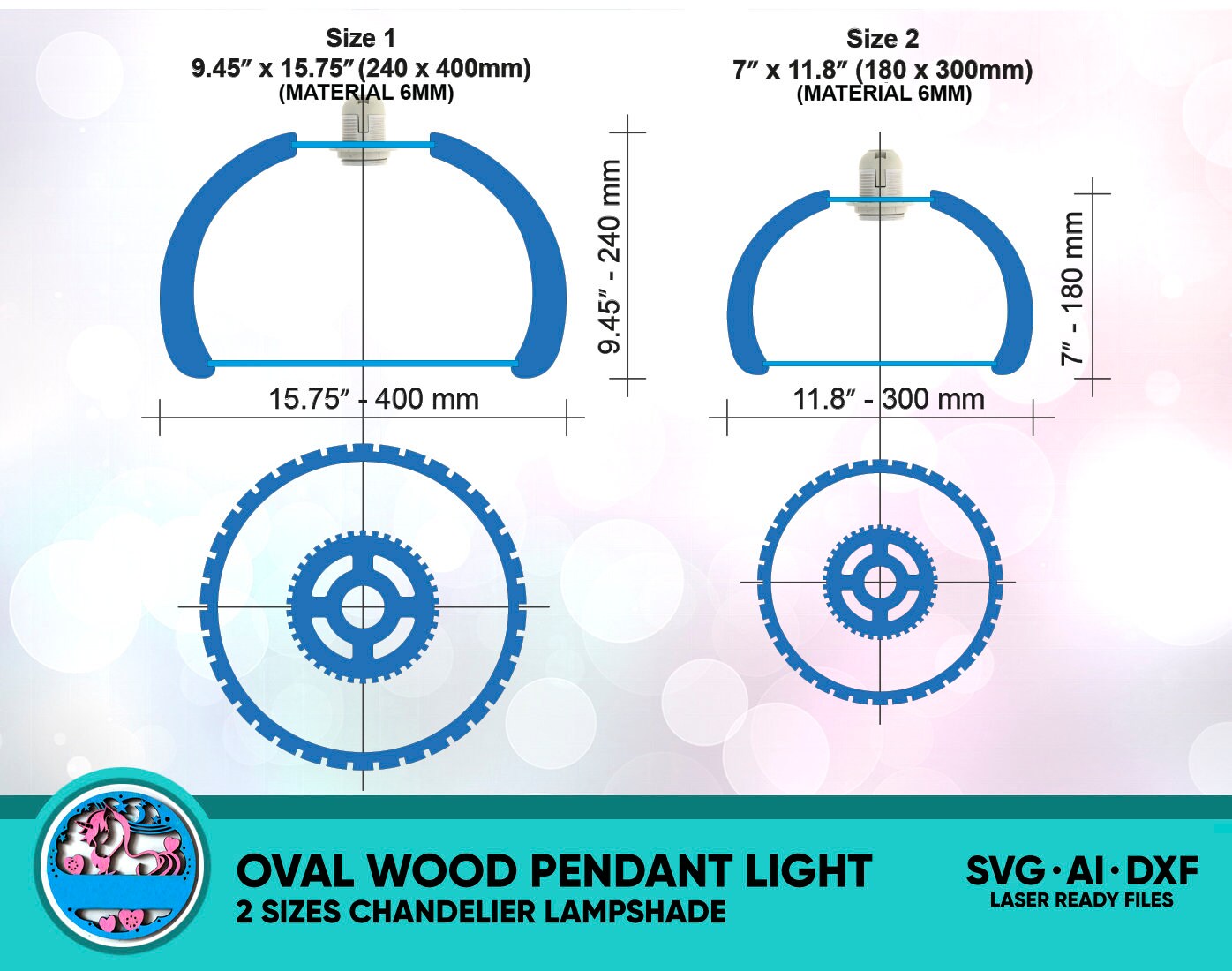 Round Oval Wood Pendant Light, Wood Chandelier, Modern Wood Chandelier ...