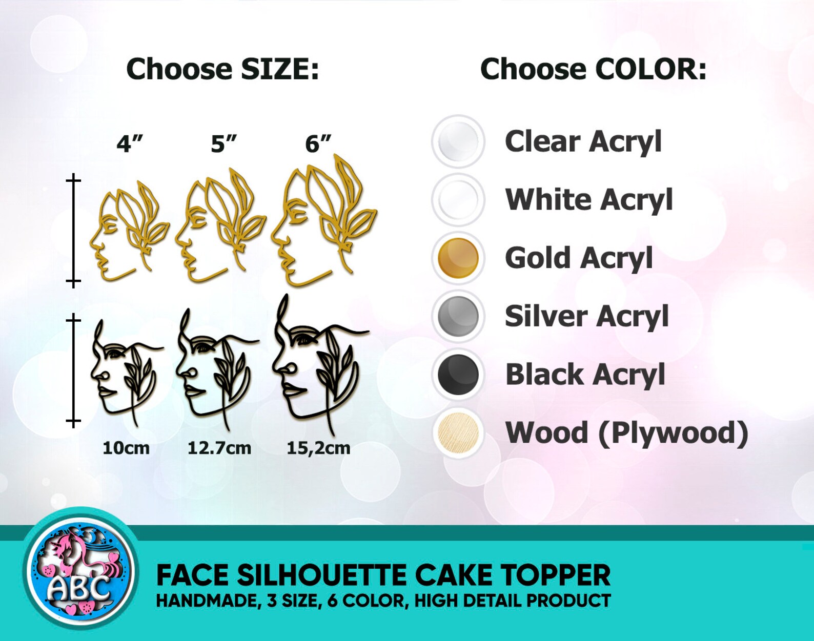 Lady Line Art Face Cake Topper Line Art Woman Cake Topper - Etsy