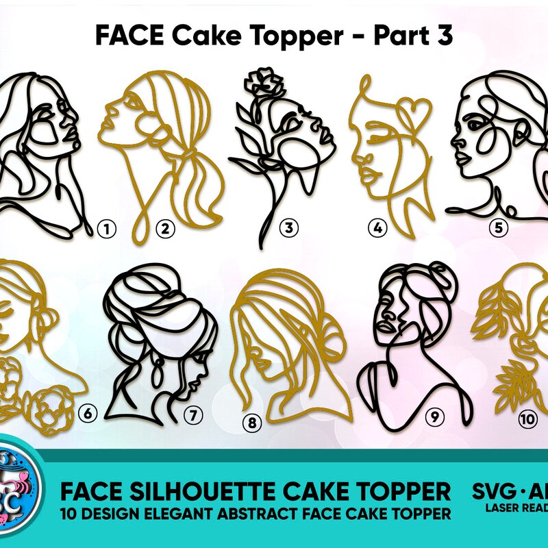 Abstract Faces Svg - Etsy