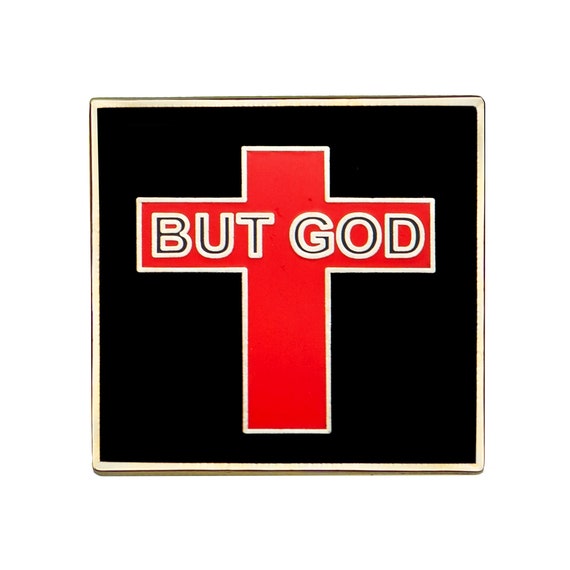 But God Lapel Pin Black and Gold | Etsy UK