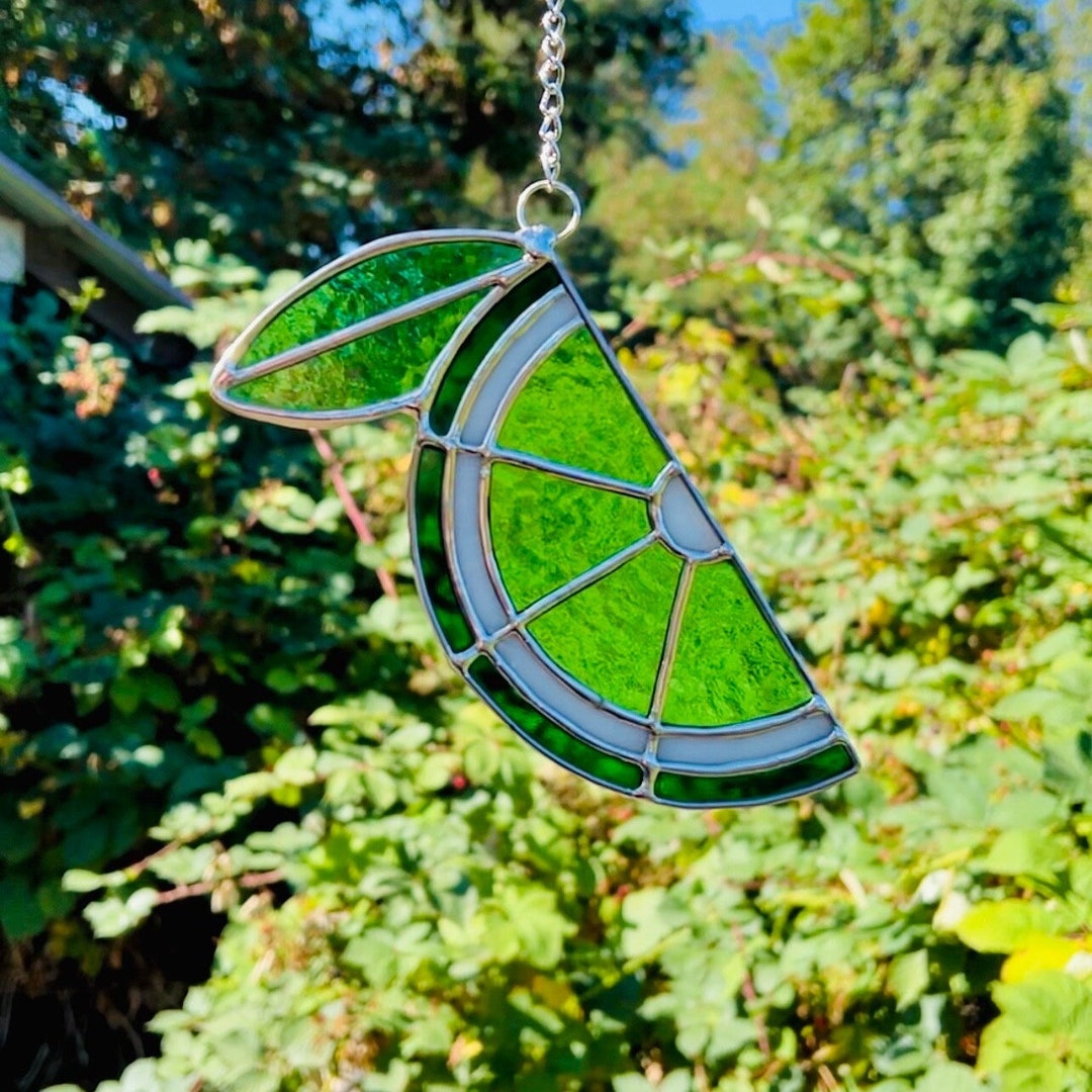 Citrus Wedge, Stained Glass - Etsy