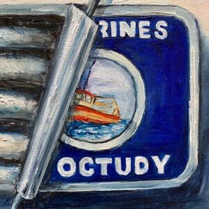 Sardine Art Original Painting Sardines Still Life Ocean Oil Painting ...