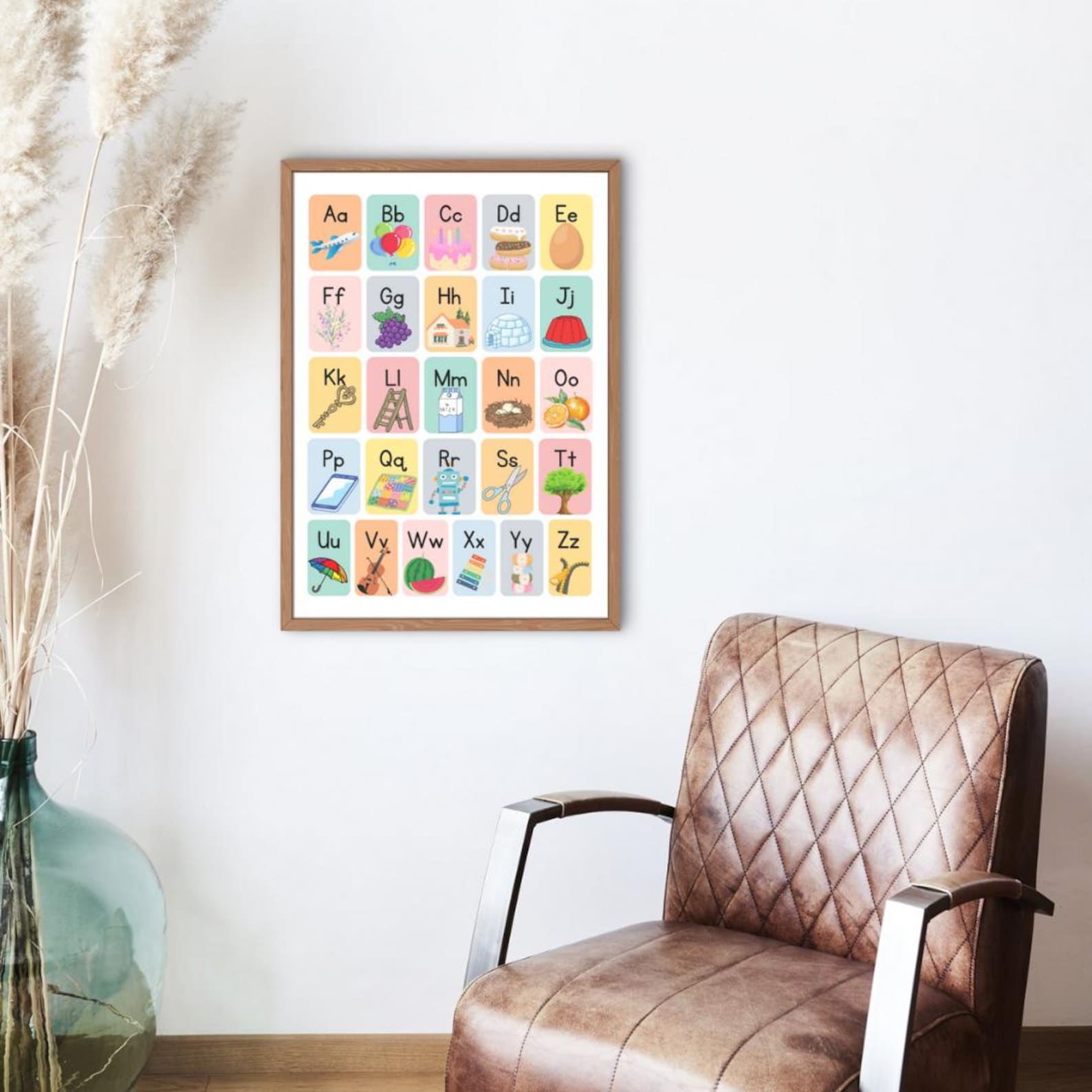 A-Z Alphabet Poster for Kids | Digital Download | Preschool Wall Art ...