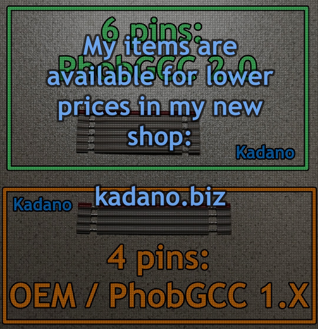 Phob 2.0 / 1.X GCC C-stick Ribbon Cables - Etsy