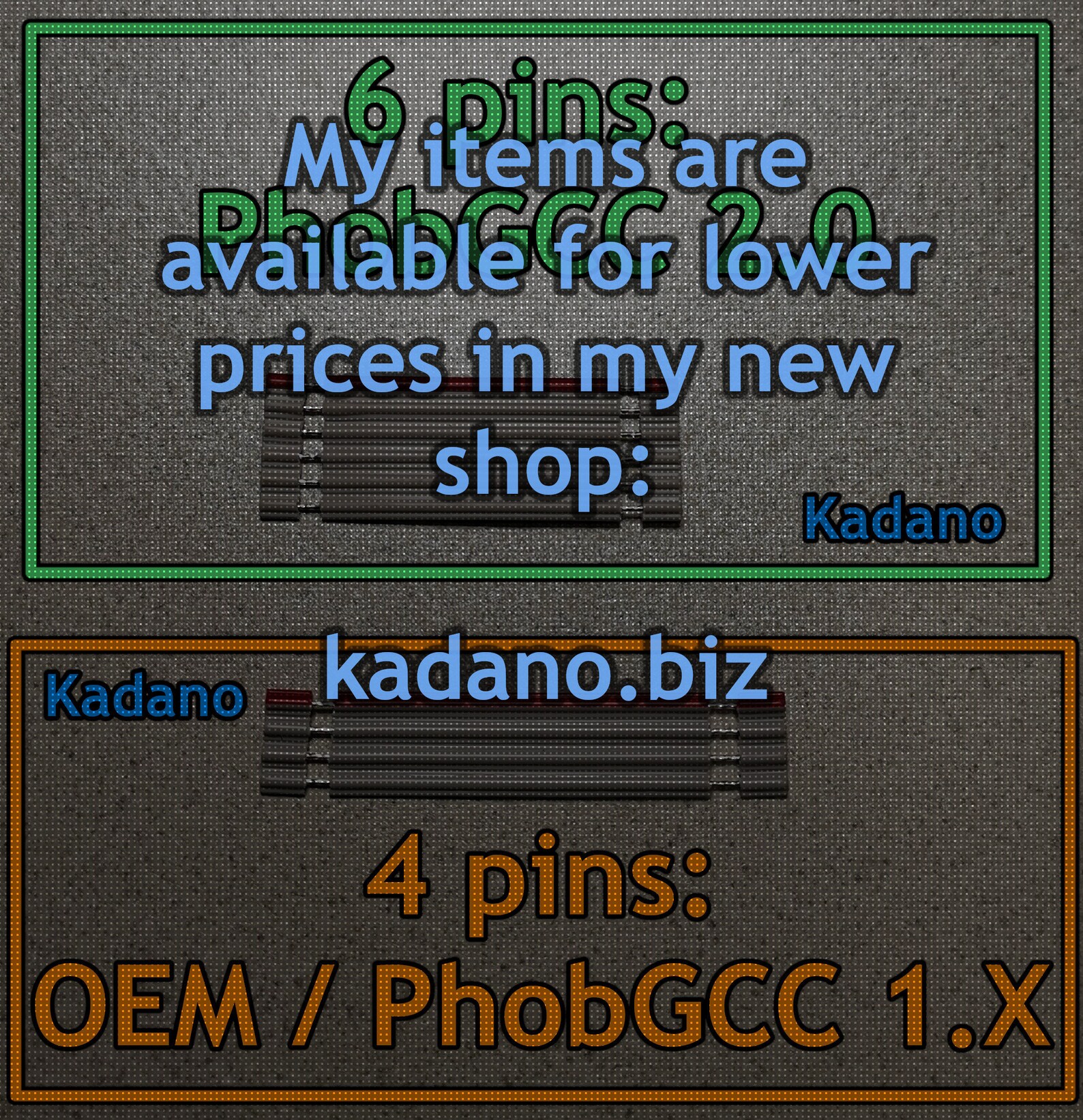 Phob 2.0 / 1.X GCC C-stick Ribbon Cables - Etsy