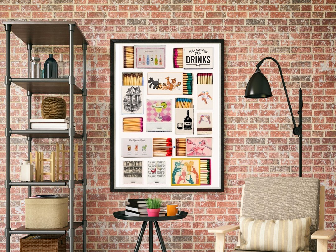 Matchbox Poster - Matchbox Wall Art, Matchbook Digital Download ...
