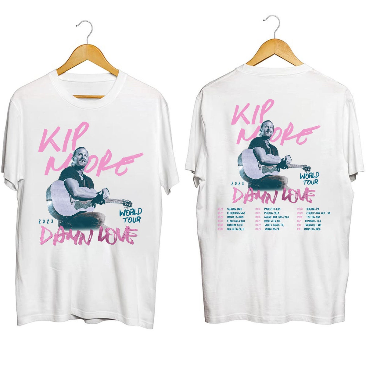 Kip Moore Damn Love Fall Tour 2023 Shirt, Kip Moore Fan Shirt sold by ...