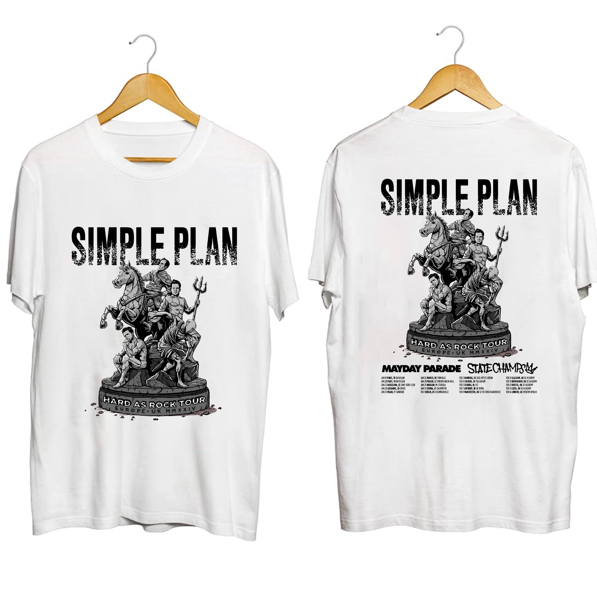 Simple Plan 2024 UK Tour Shirt, Simple Plan Band Fan Shirt, Simple Plan ...