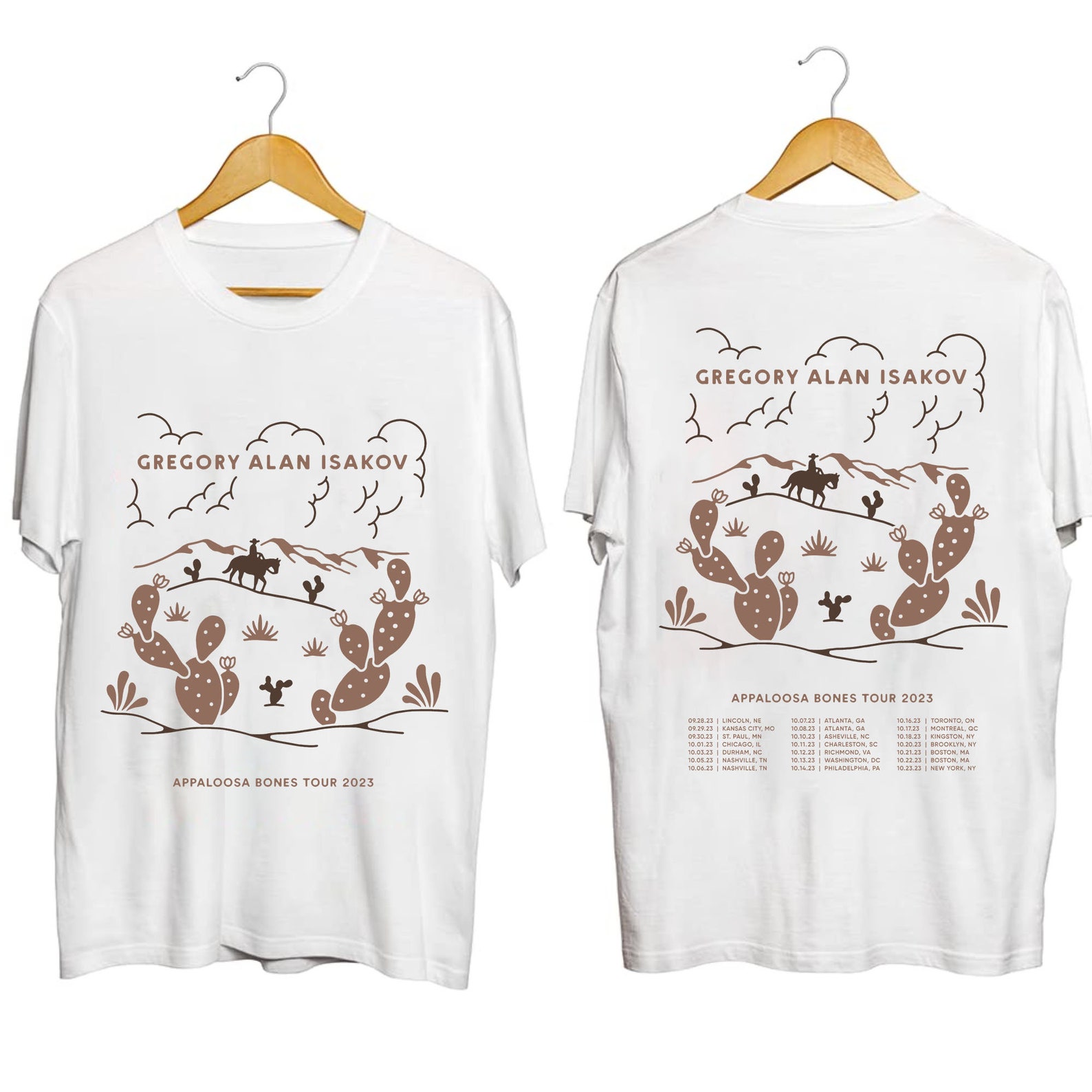 Gregory Alan Isakov Appaloosa Bones Tour 2023 Shirt Gregory - Etsy Canada