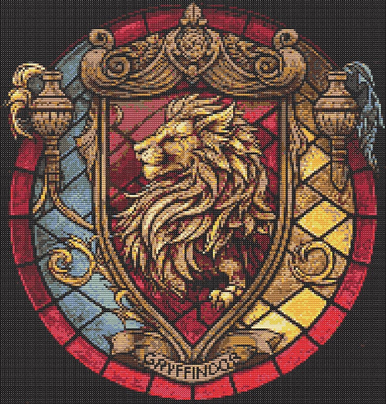 Cross Stitch Pattern Magic School, Wizard Xstitch, Digital File PDF ...
