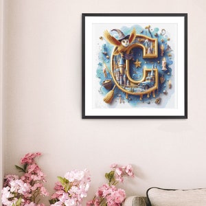 Cross Stitch Pattern Letter C Embroidery Design Letters Alphabet ...