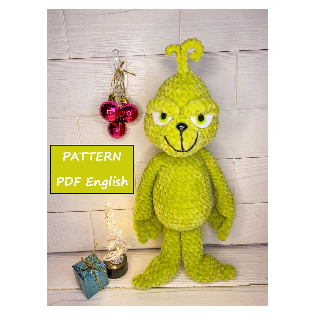 Grinch Crochet Pattern the Grinch Ornaments Grinch Christmas - Etsy
