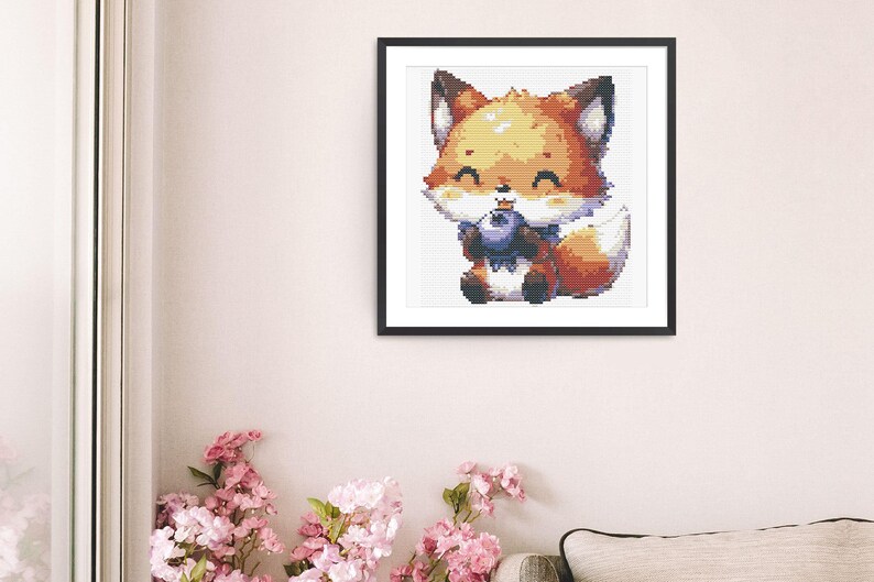 Mini Animal Cross Stitch Pattern PDF Download Set of 6 Animals Cross ...