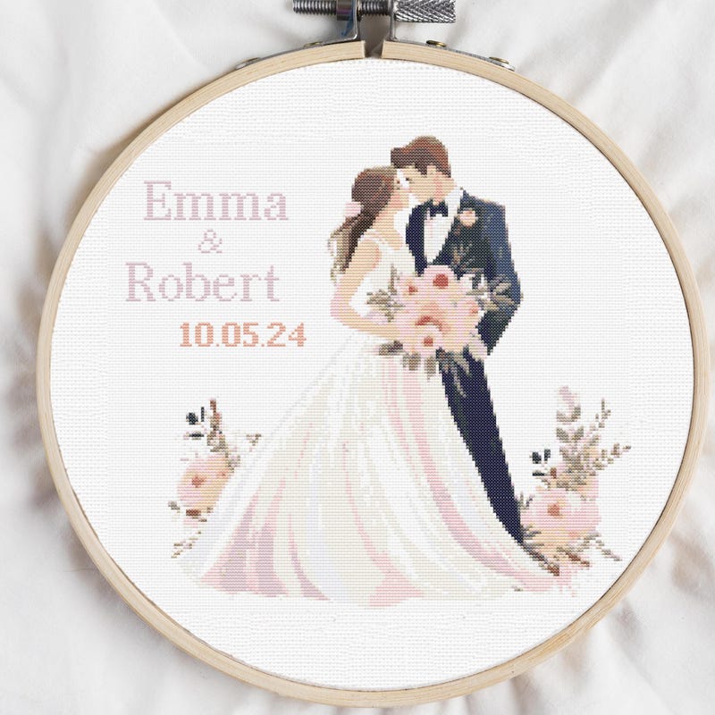 Wedding Cross Stitch - Etsy