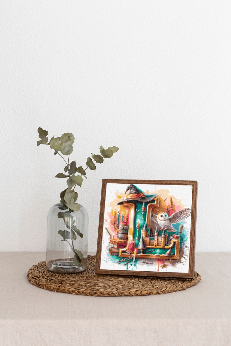 Cross Stitch Pattern Letter Embroidery Alphabet Instant Download ...