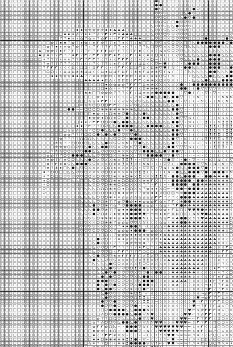 Cross Stitch Pattern Letter P Embroidery File PDF Counted Chart - Etsy