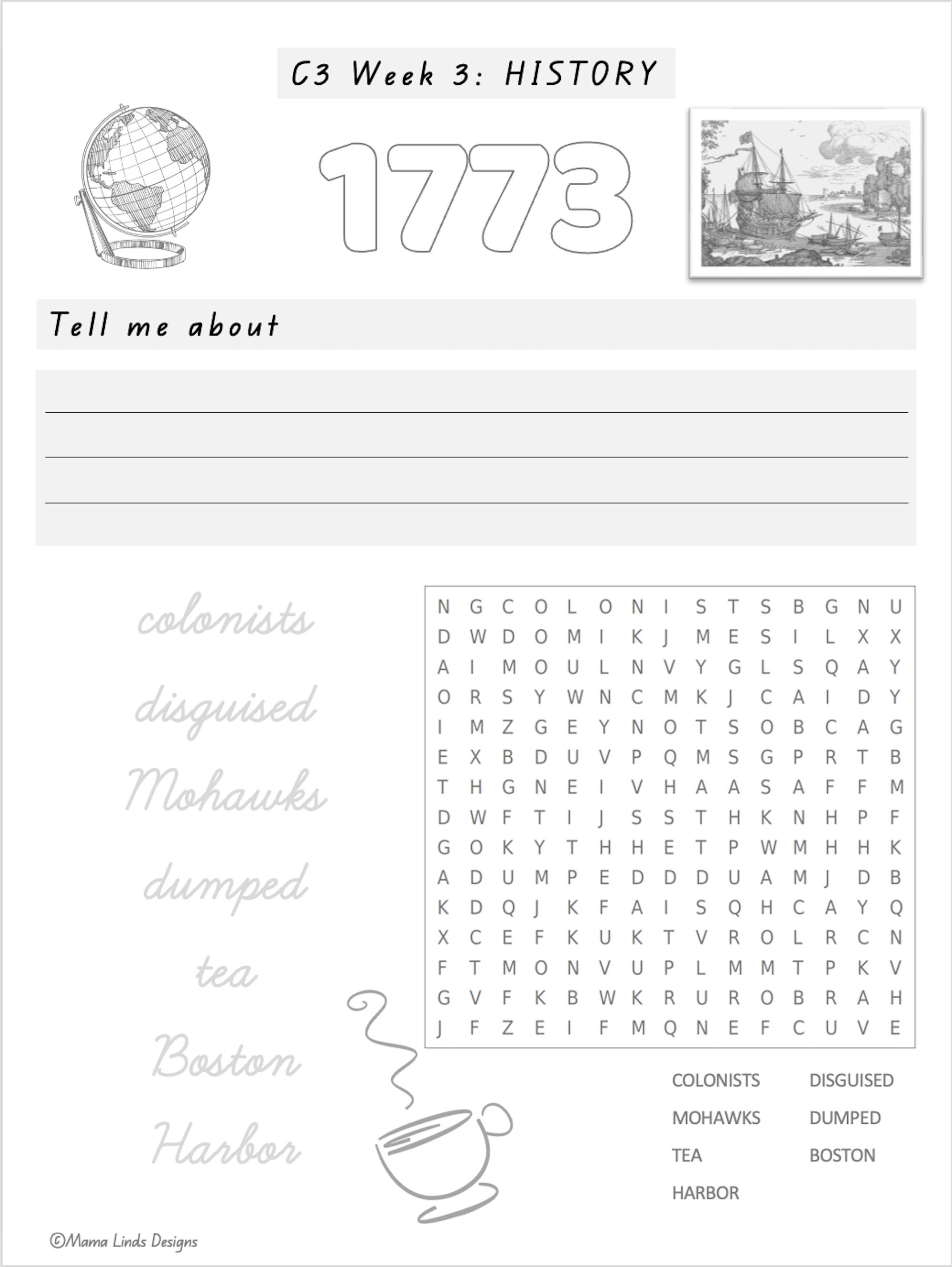 CC Cycle 3 History Workbook - Etsy