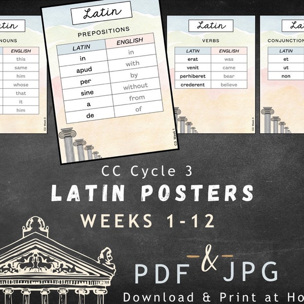Latin Poster - Etsy