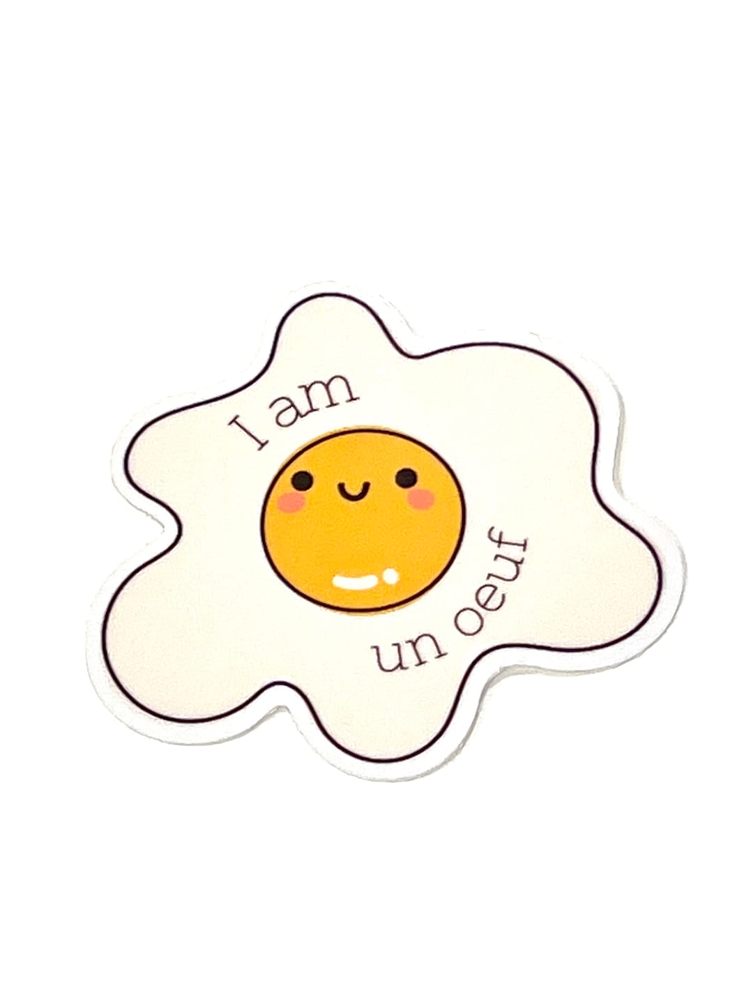 I Am Un Oeuf (I Am Enough) Vinyl Sticker - Etsy