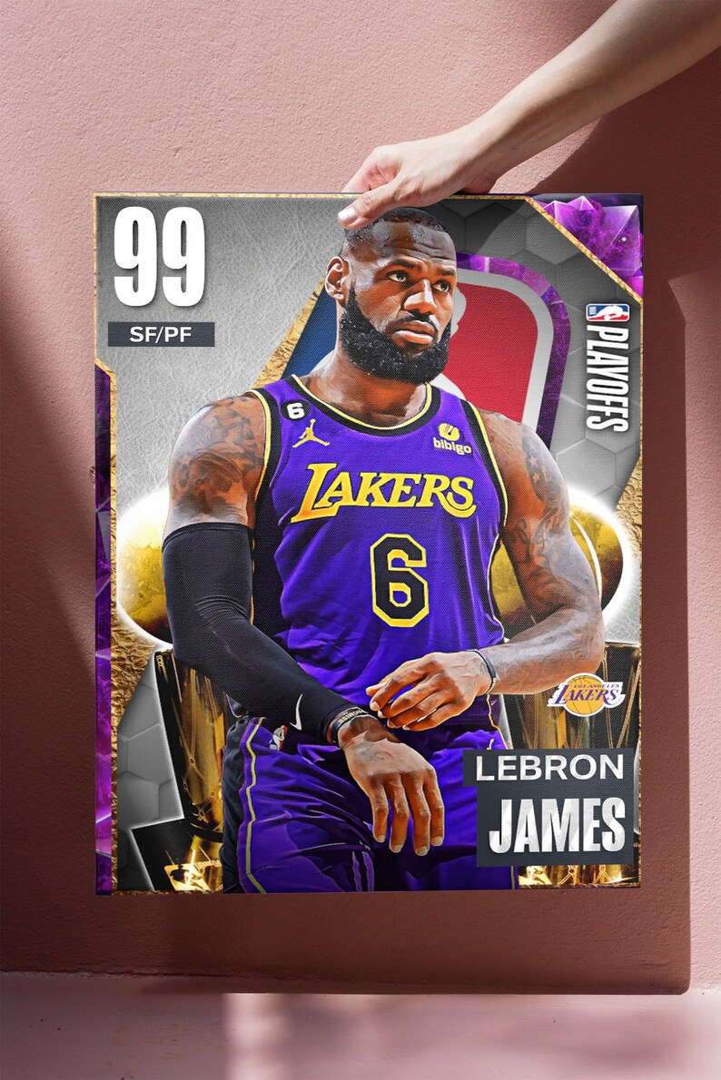 Personalized NBA 2K23 Card, Ready to Print, NBA Card Gifts for ...