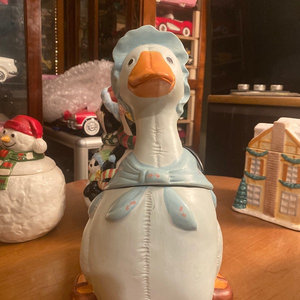 Goose Cookie Jar - Etsy