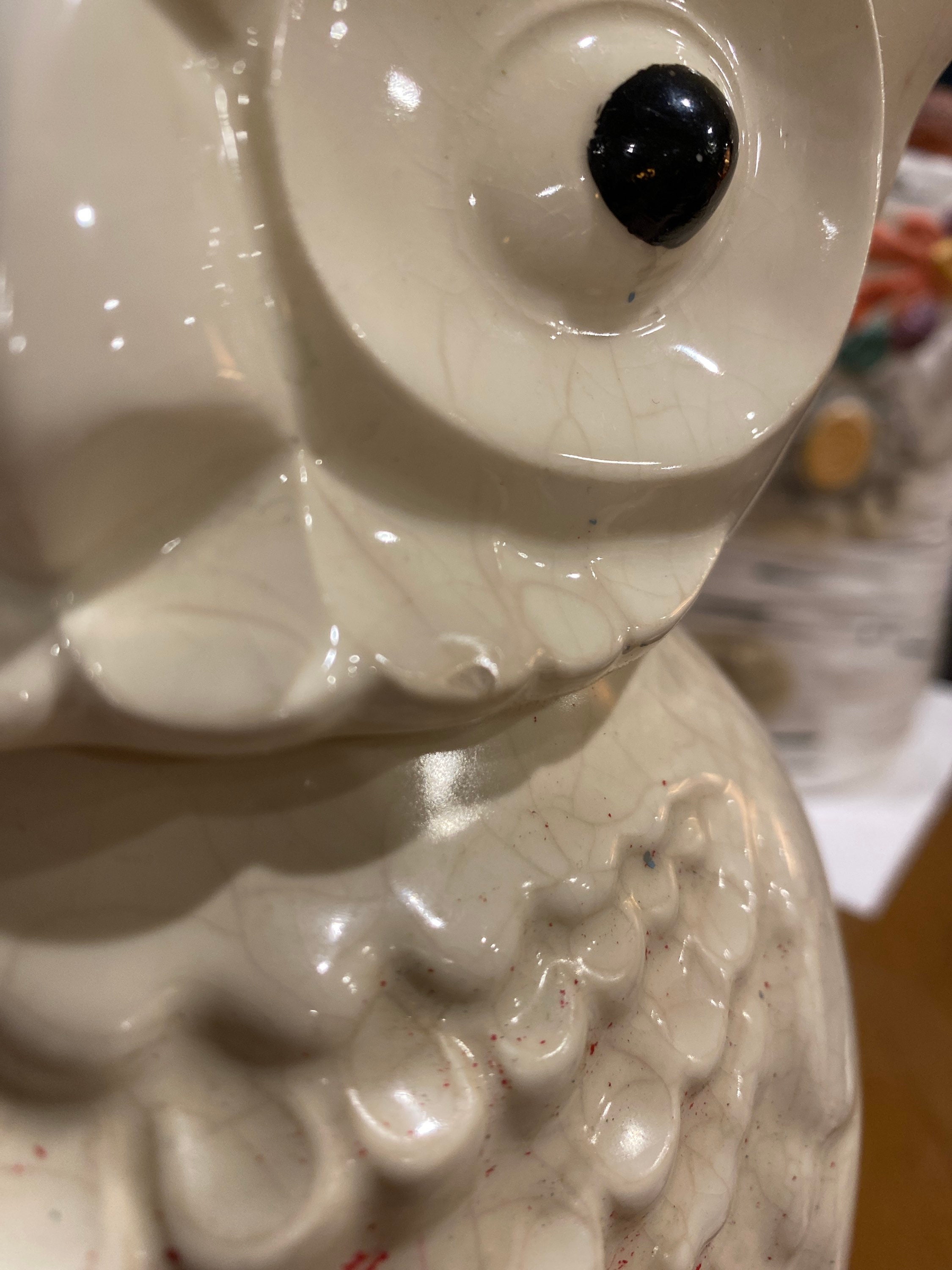 Vintage Ceramic Owl Cookie Jar - Etsy