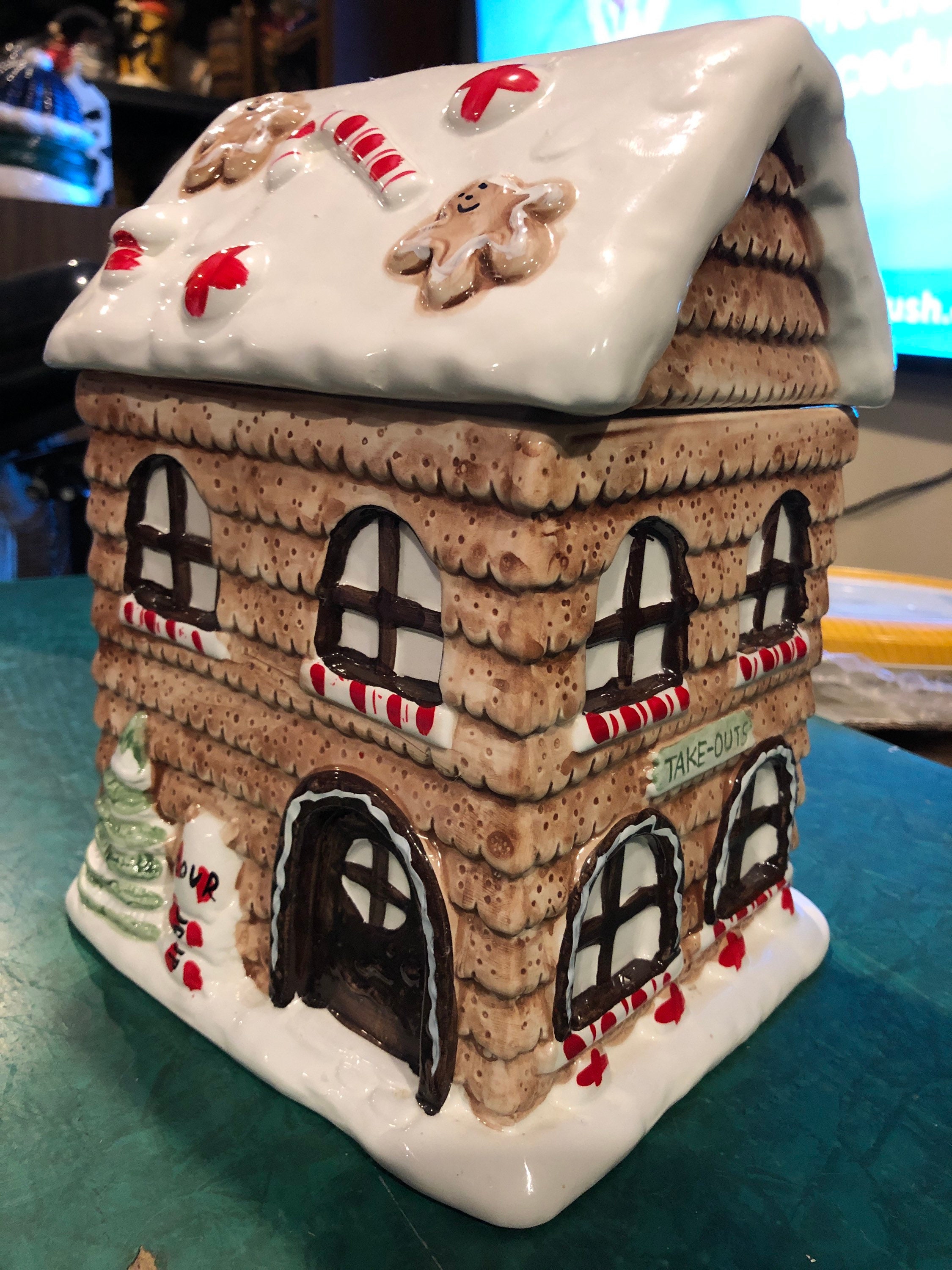 Holiday Bake Shop Cookie Jar - Etsy