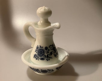 Vintage Avon Blue Miniature Pitcher and Basin Set, Avon May 1978 - Etsy