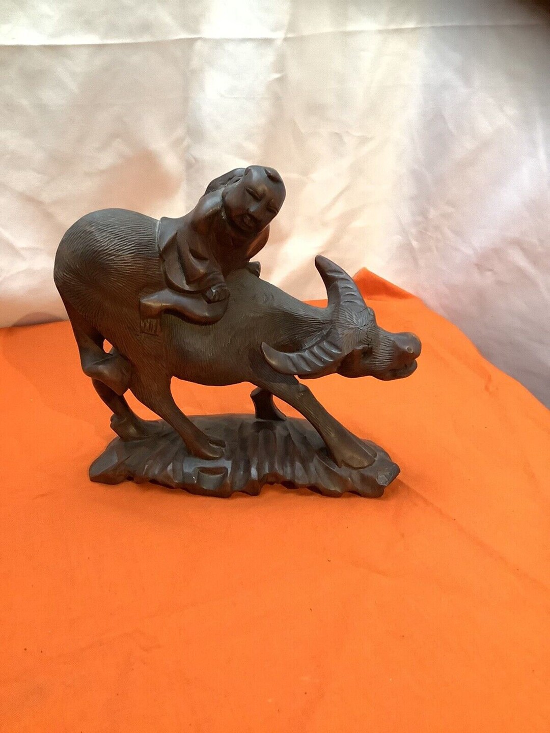 Vintage Hand Carved Wood Kalabaw - Etsy