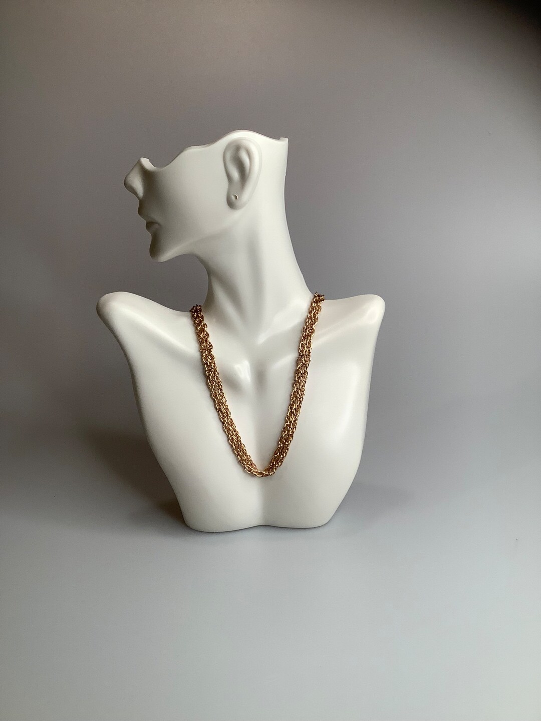 Gold Toned Avon Chain Necklace - Etsy
