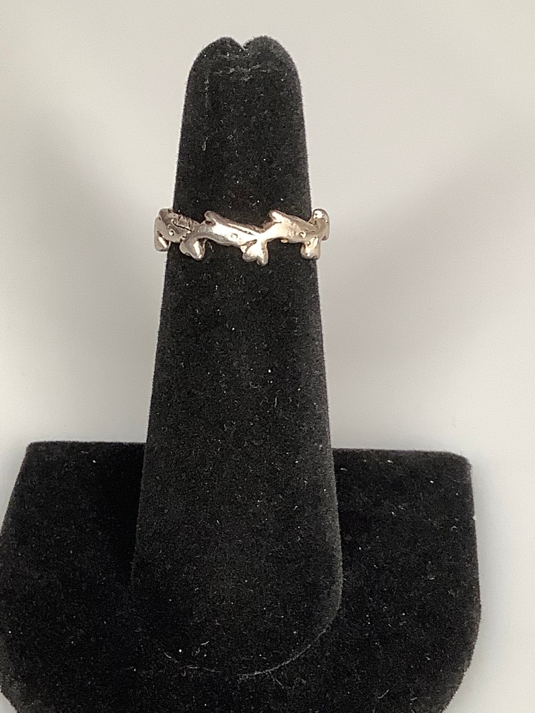 Vintage Sterling Silver Dolphin Ring - Etsy