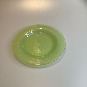 Vintage Green Plate - Etsy