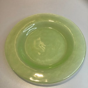 Vintage Green Plate - Etsy