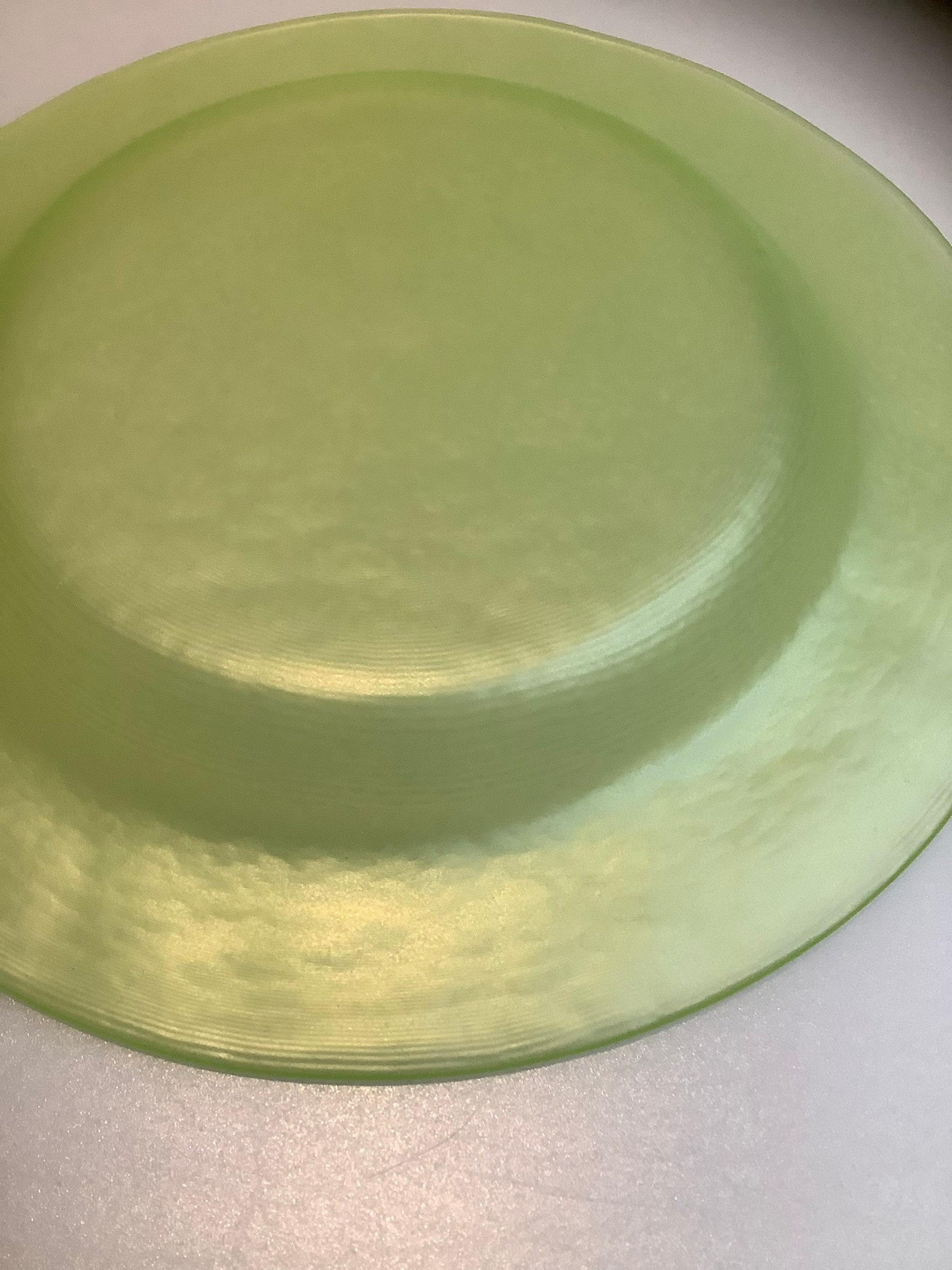Vintage Green Plate - Etsy