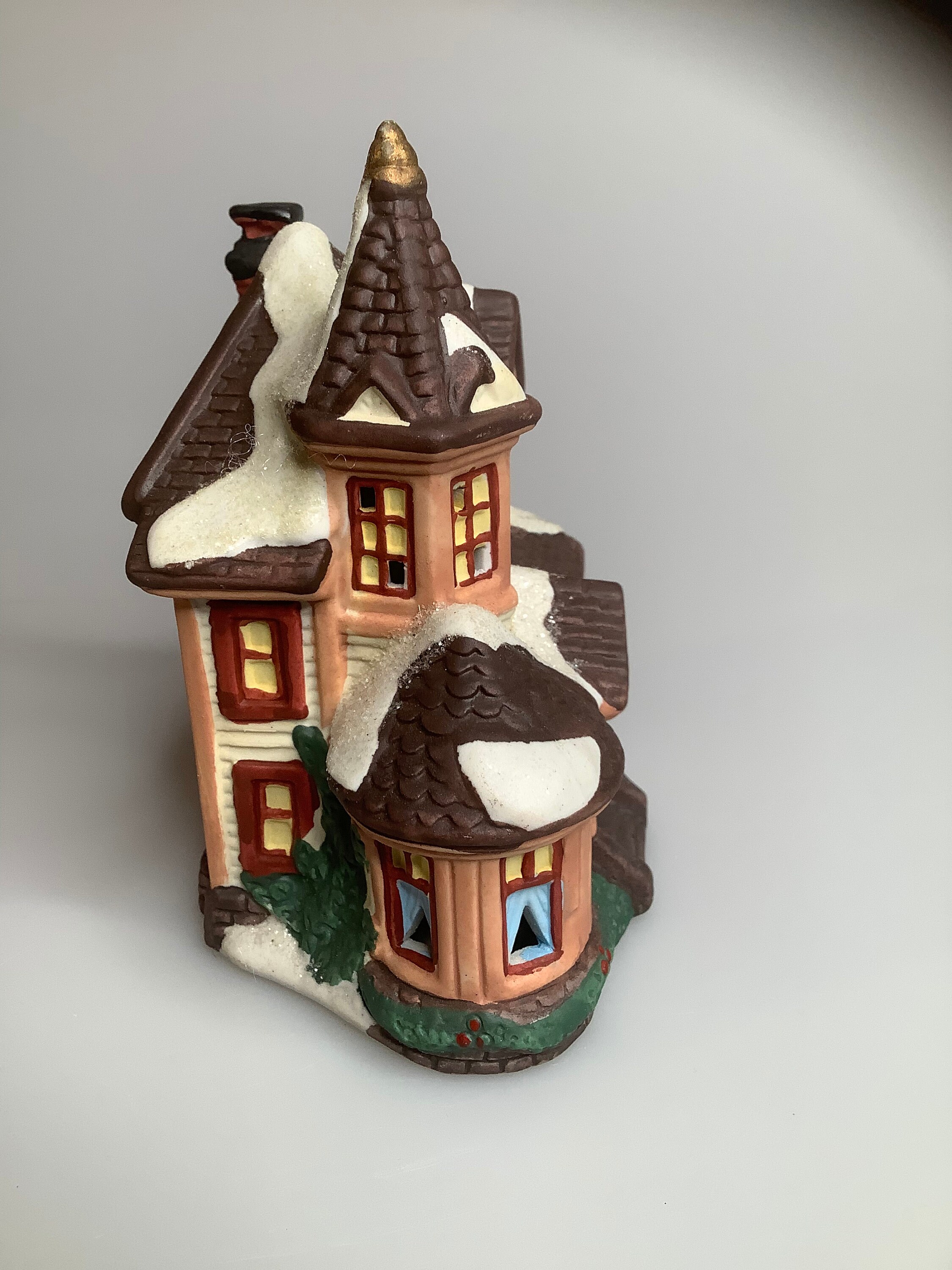 Cobblestone Corners Ceramic House - Etsy
