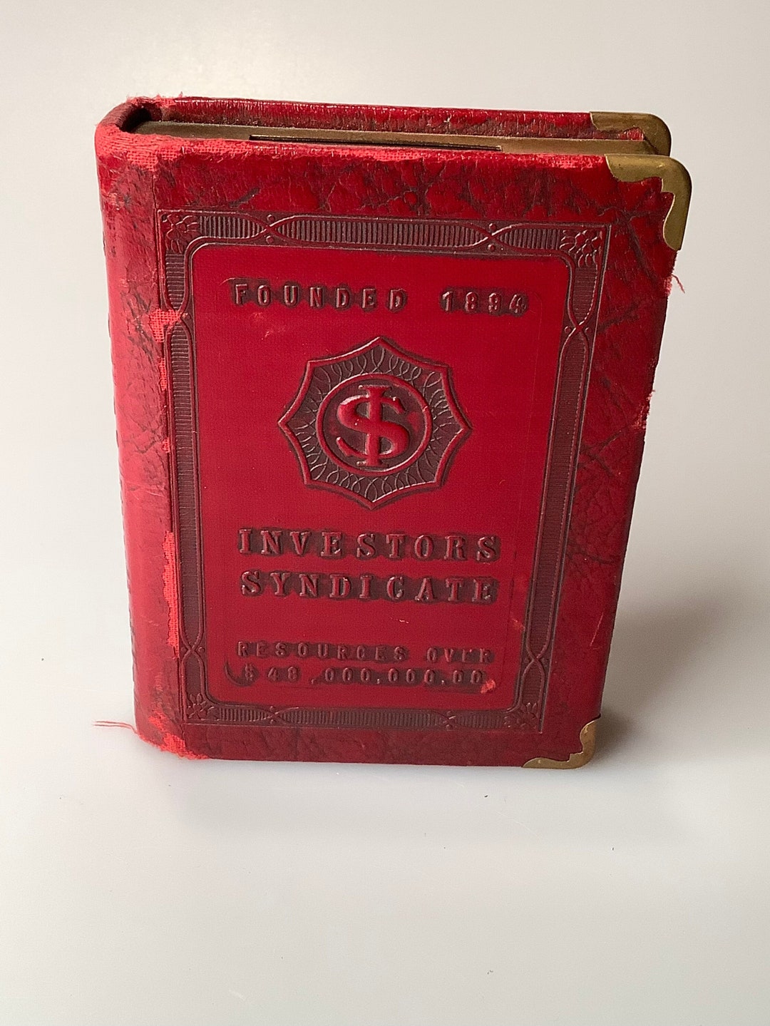 Vintage Investors Syndicate Book Coin Bank - Etsy