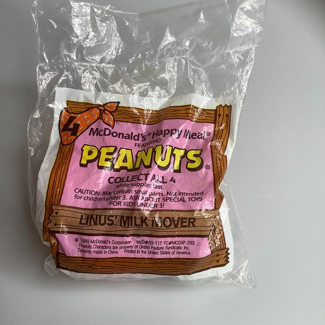 1989 Mcdonalds Peanuts Toy - Etsy