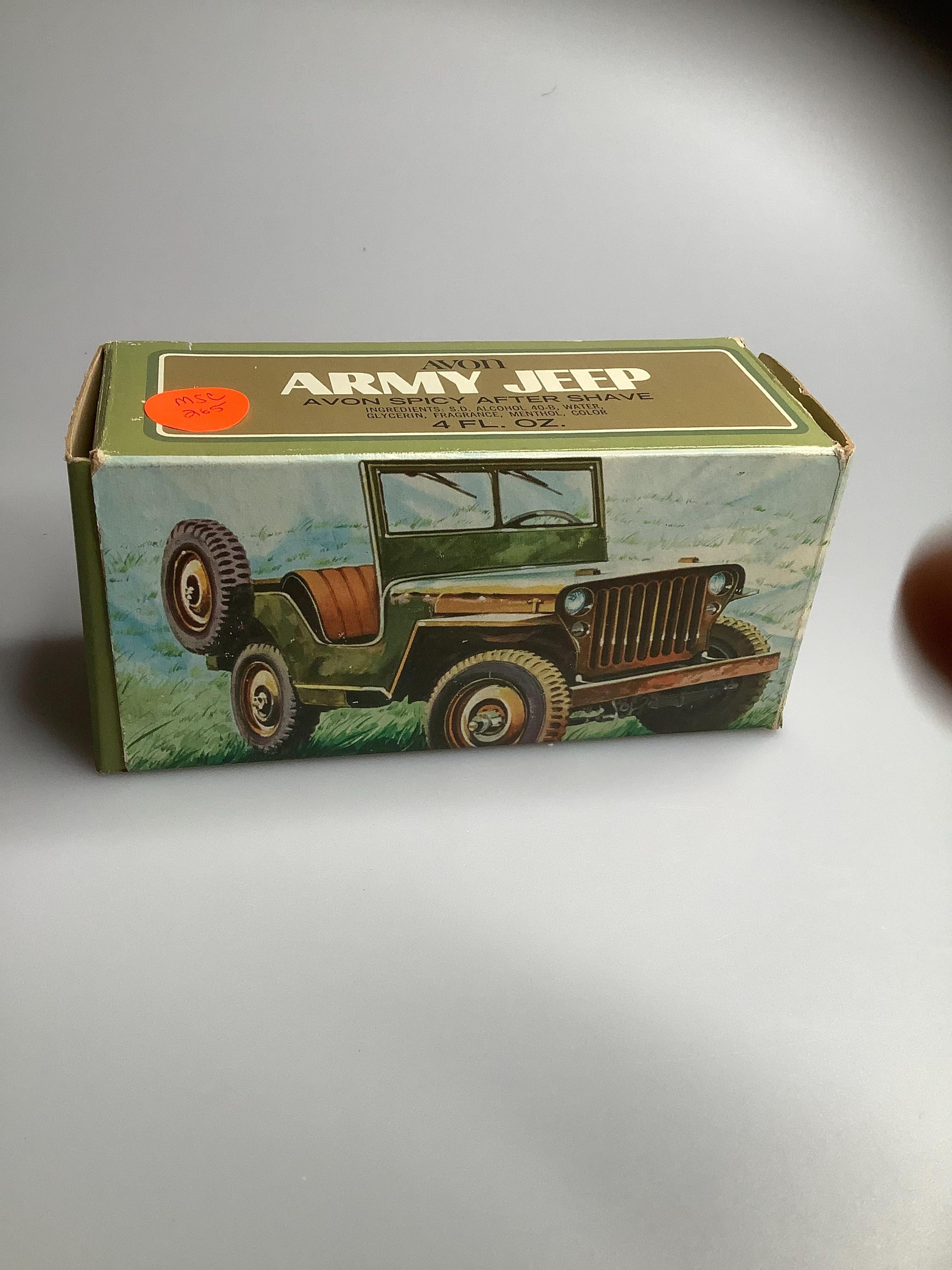 Avon Army Jeep Decanter - Etsy